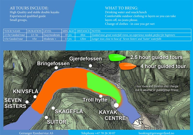 2.5 hr Guided Fjord Kayak Tour
